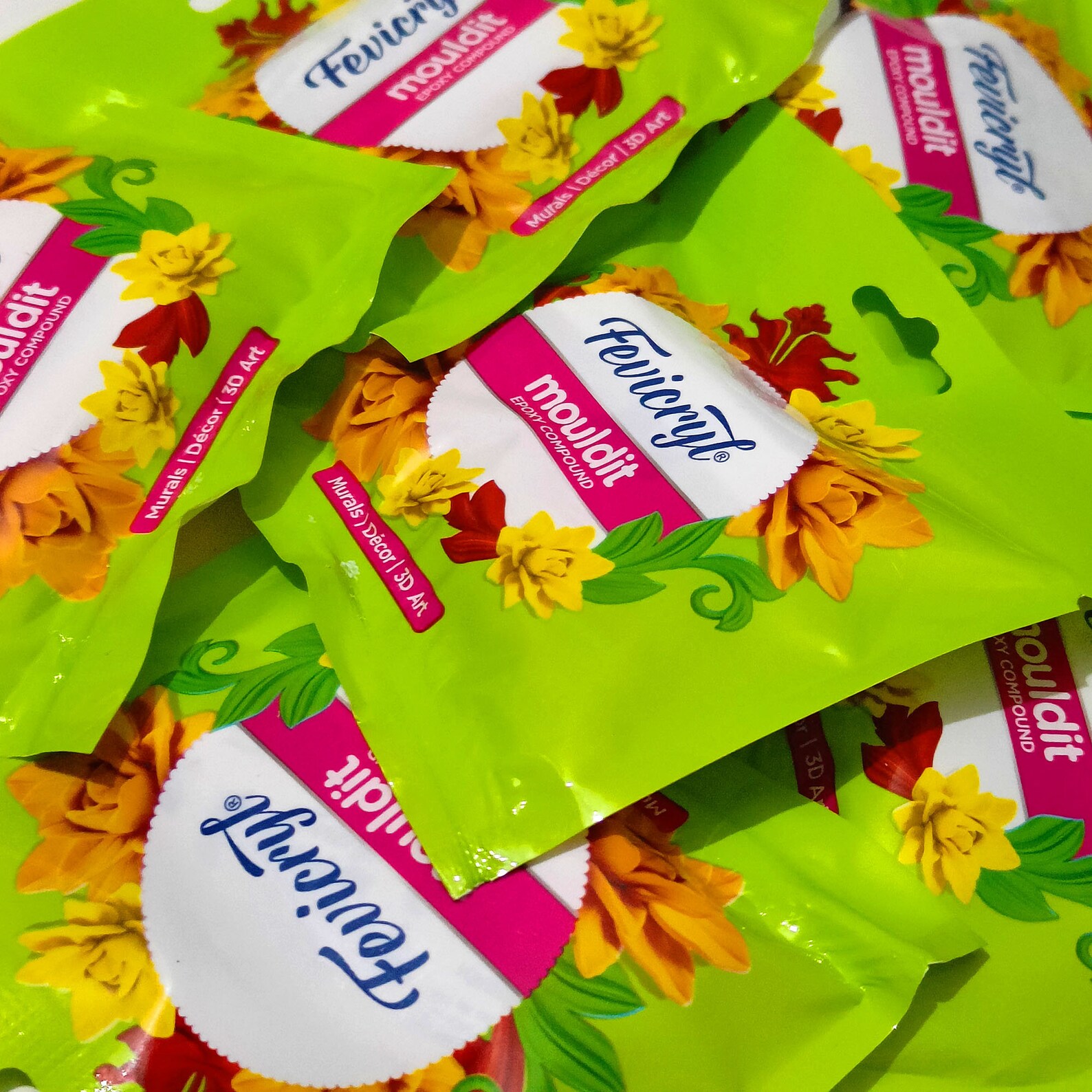 6 Pcs Fevicryl Apoxie Clay, Mouldit/shilpkar Clay hobby Ideas Epoxy ...