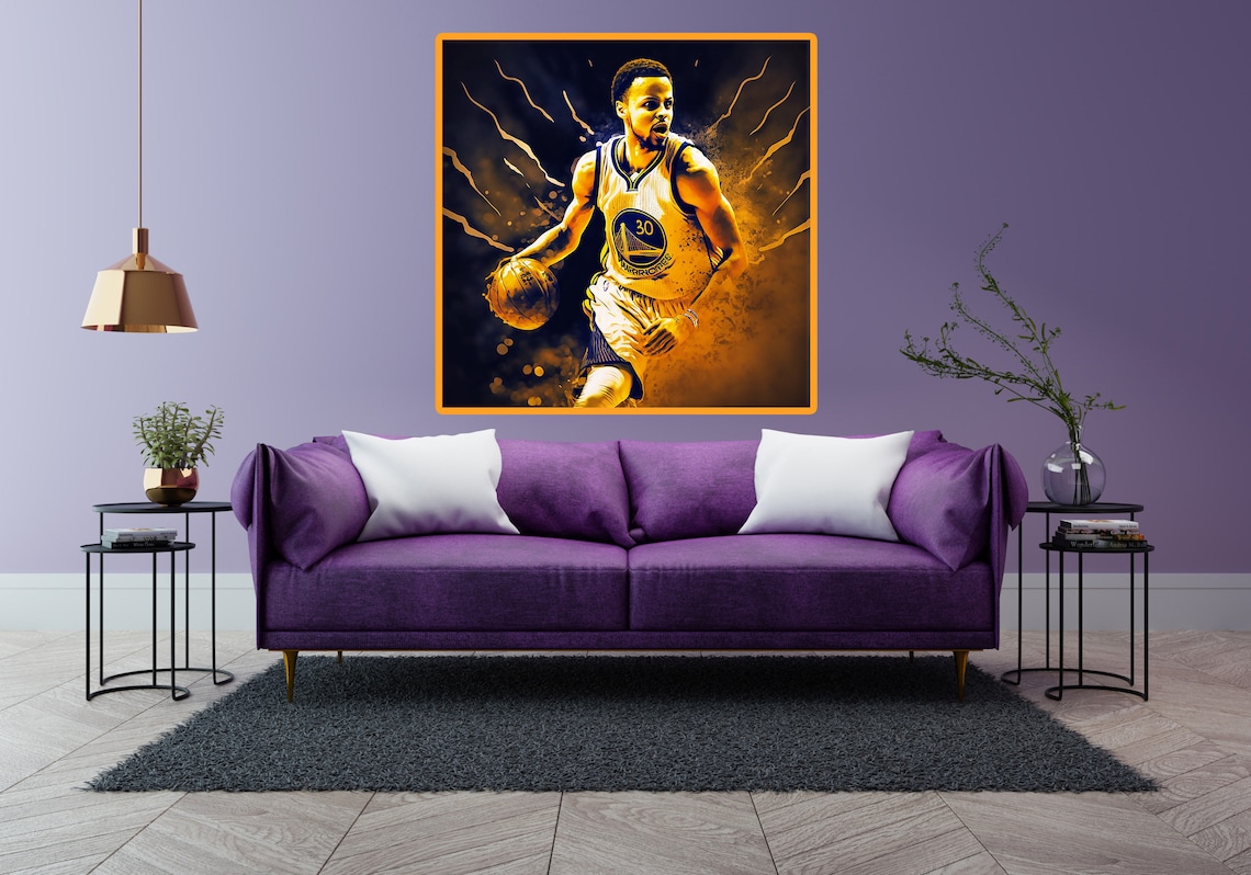 Stephen Curry Poster - Steph Curry Shirt Design - Ai Generated Art ...