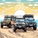 Land Rover Defender - off Road Poster - Color Illustration - Home Decor ...