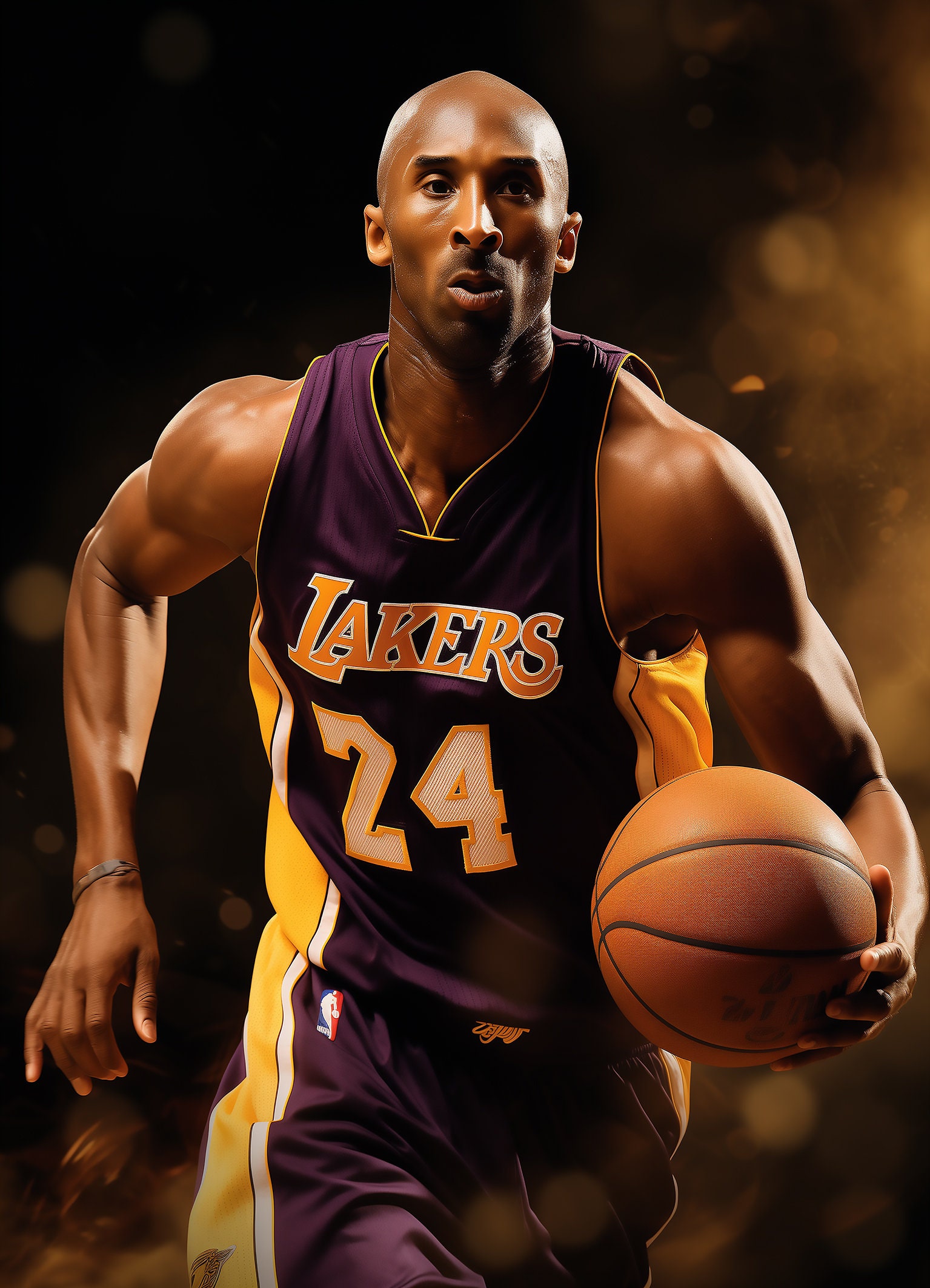 Kobe Bryant - Kobe Bryant Poster - Basketball Poster - Ai Generated Art ...