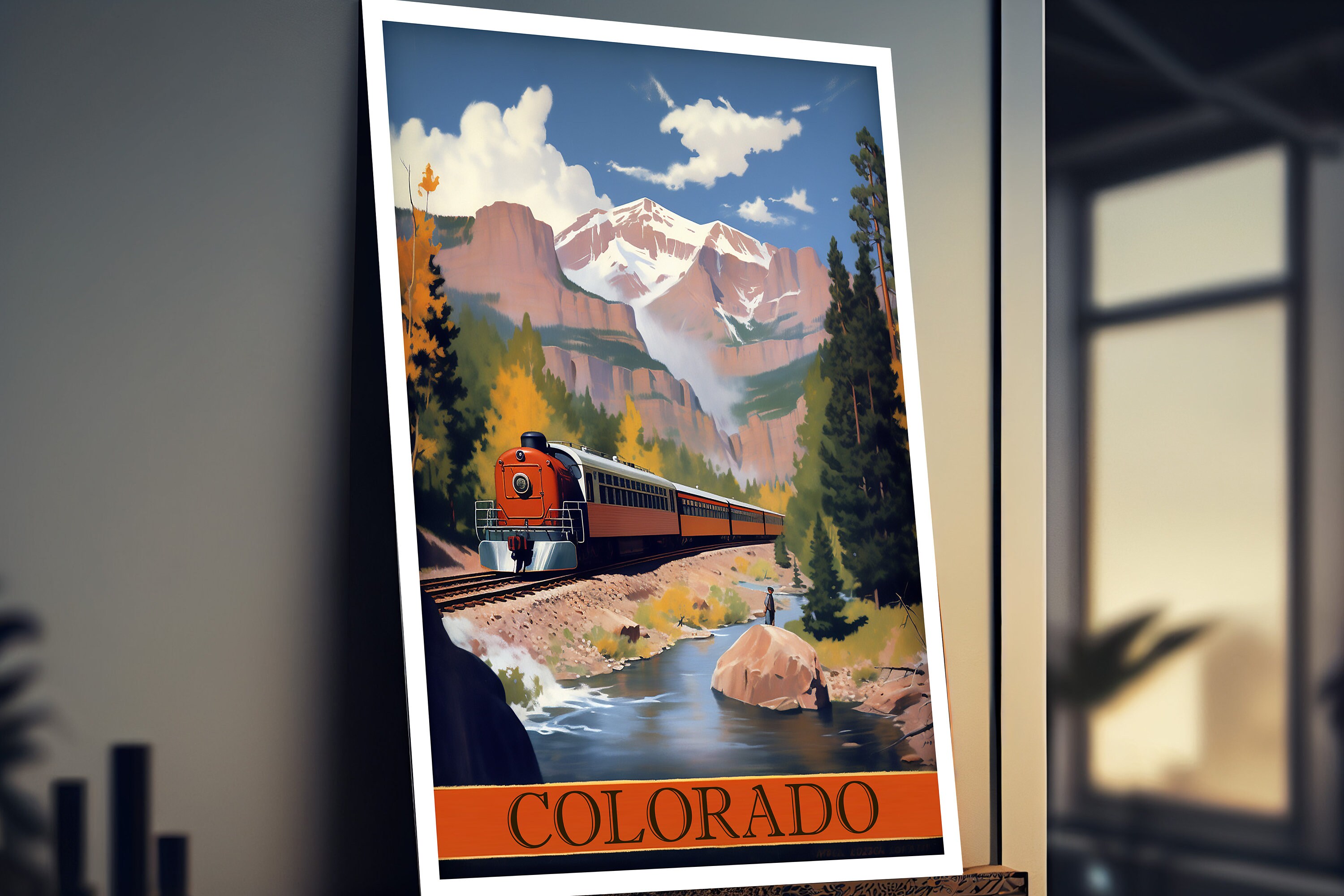 Colorado Travel Poster - Colorado Print - Vintage Travel Poster - Home ...