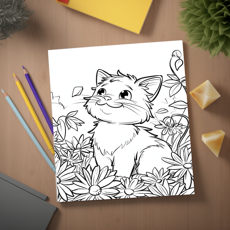 Coloring Book Coloring Pages Cats Coloring Printable Coloring Ai ...
