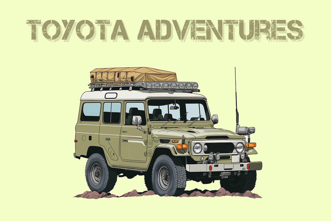 Toyota Off-road - off Road Poster - Toyota Poster - Home Decor ...