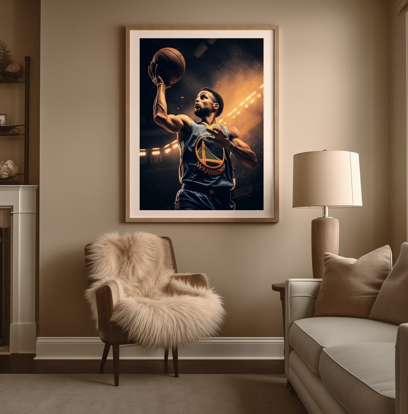 Steph Curry Poster - Stephen Curry - Poster Art - Ai Generated Art ...
