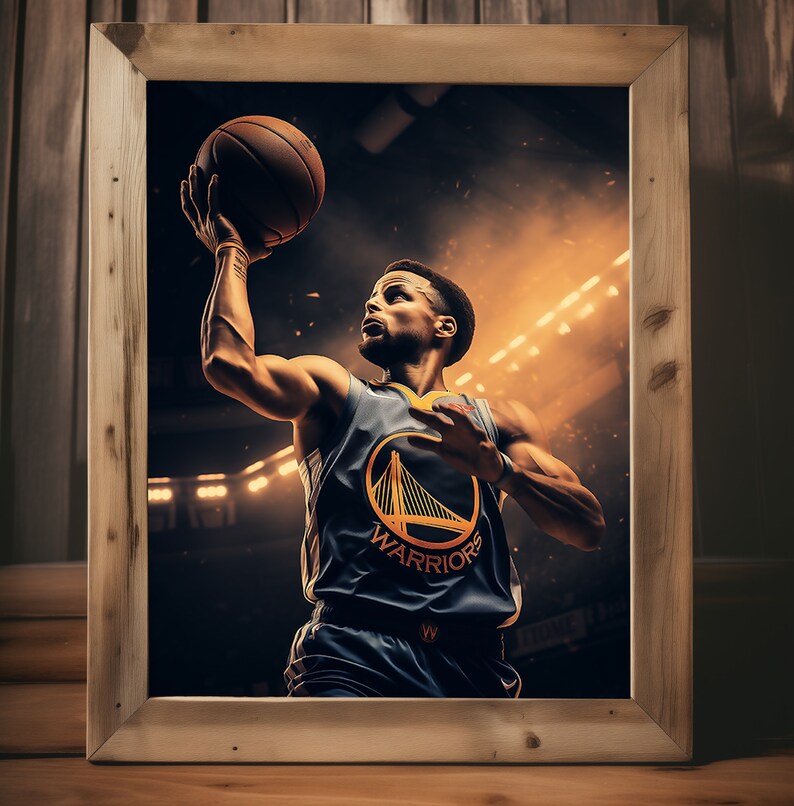 Steph Curry Poster - Stephen Curry - Poster Art - Ai Generated Art ...