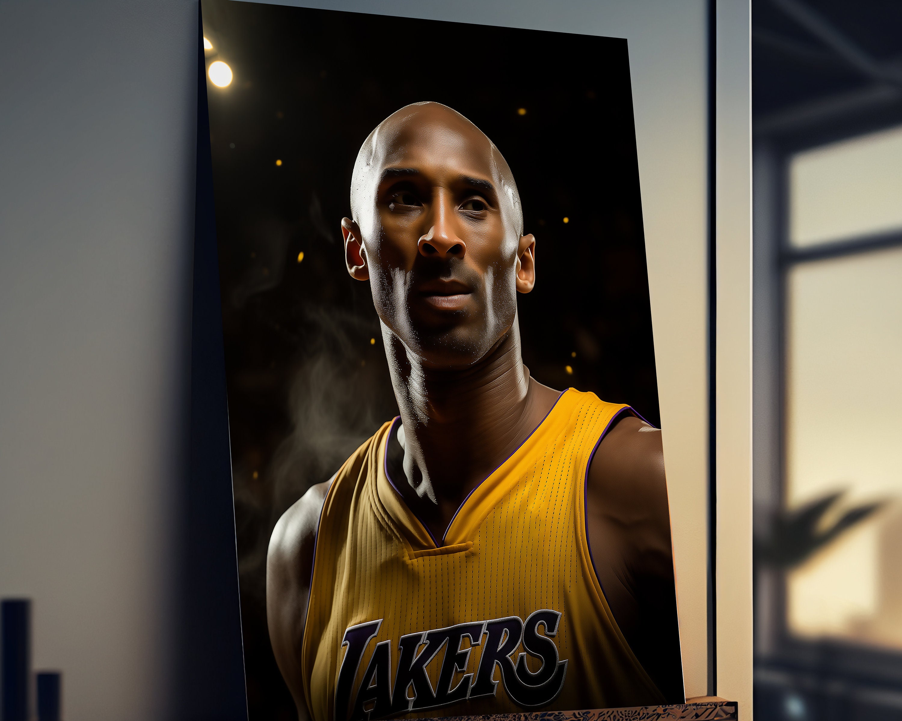 Kobe Bryant Poster - Kobe Bryant - Basketball Poster - Ai Generated Art ...