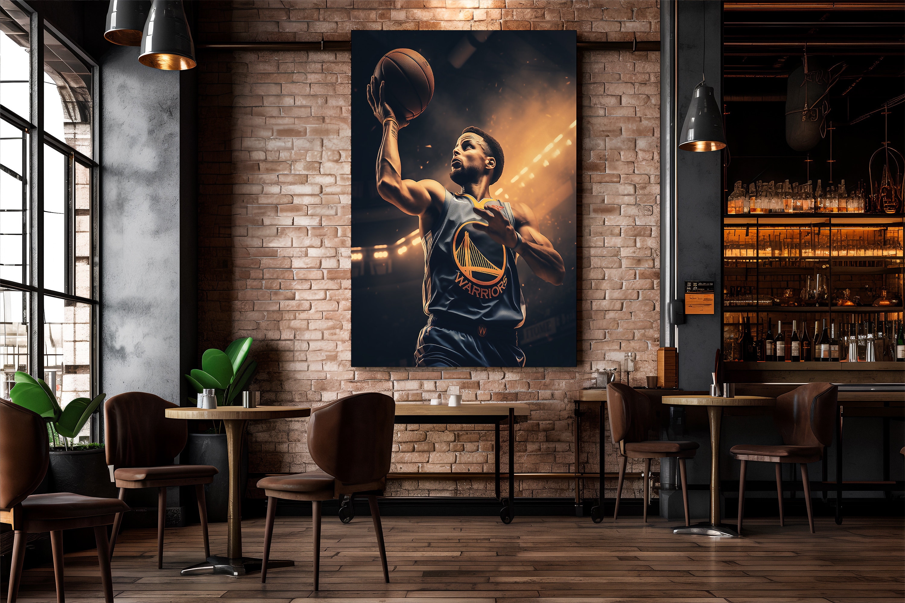 Steph Curry Poster Stephen Curry Poster Art Ai Generated Art Digital ...
