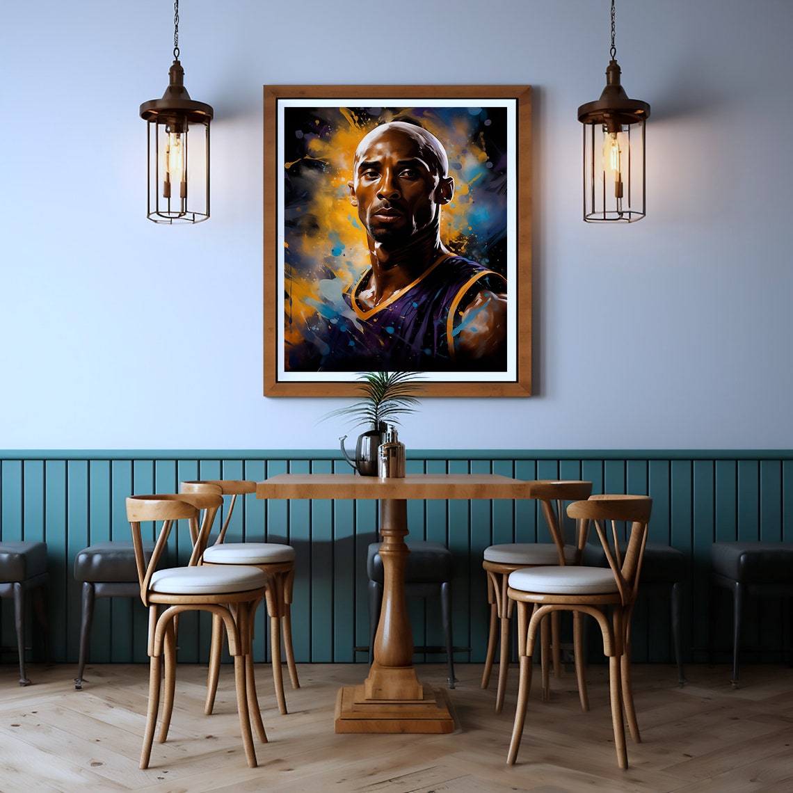 Kobe Bryant Poster - Kobe Bryant - Basketball Poster - Ai Generated Art ...