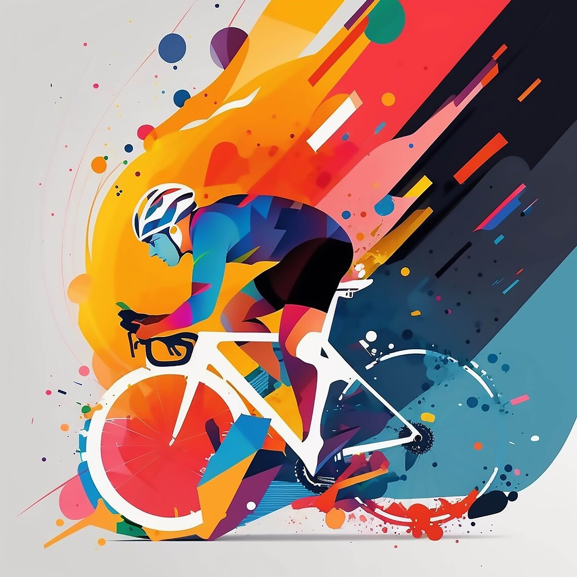 Cycling Poster - Graphic Tshirt - Home Decor - Digital Download ...