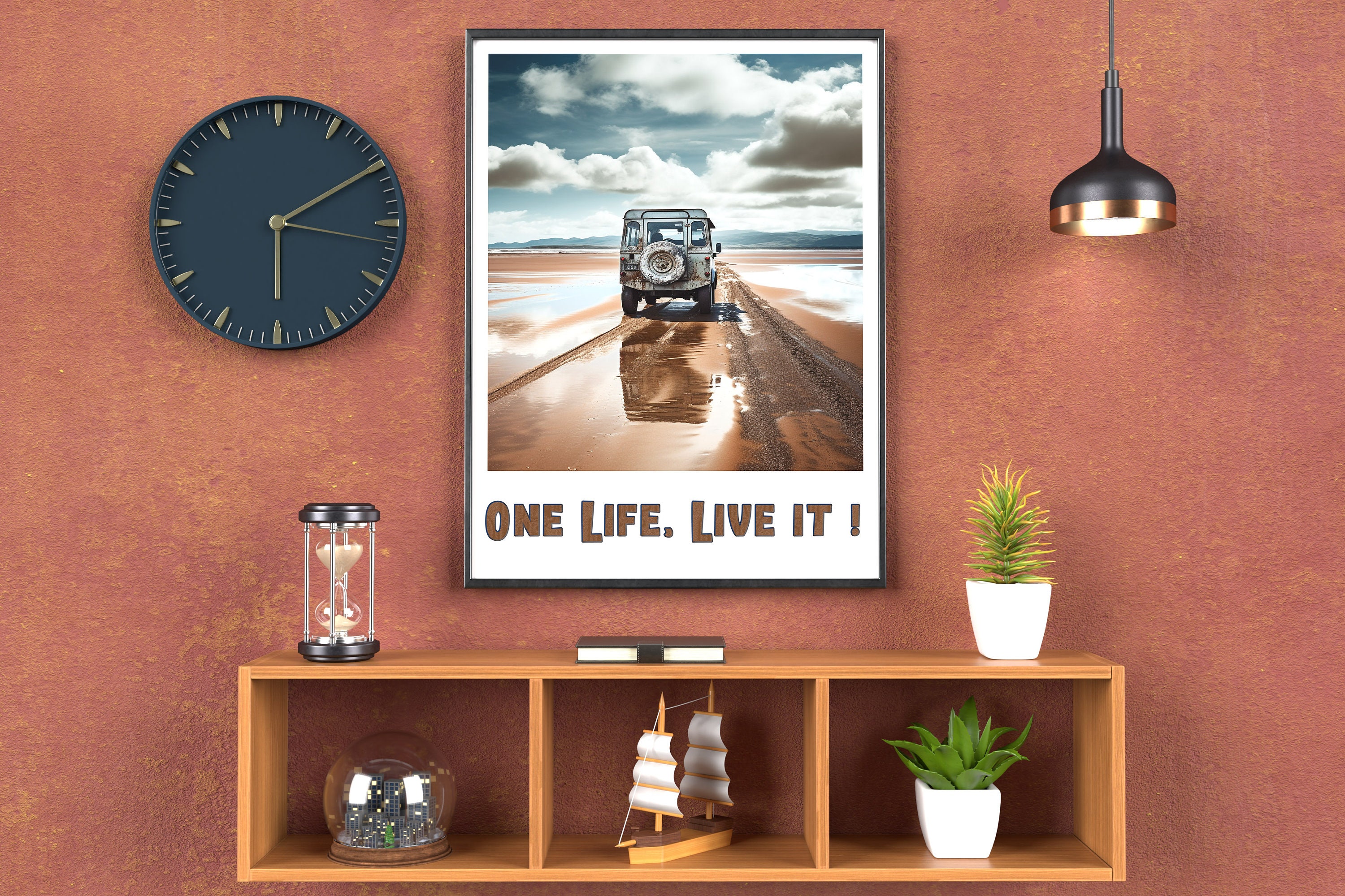 Land Rover Defender - Land Rover Poster - Vintage Car Poster - Wall Art ...