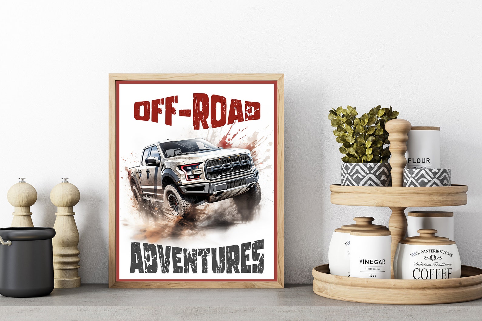 Ford Raptor Poster - Off-road Poster - Ford Ranger Raptor - Wall Print ...