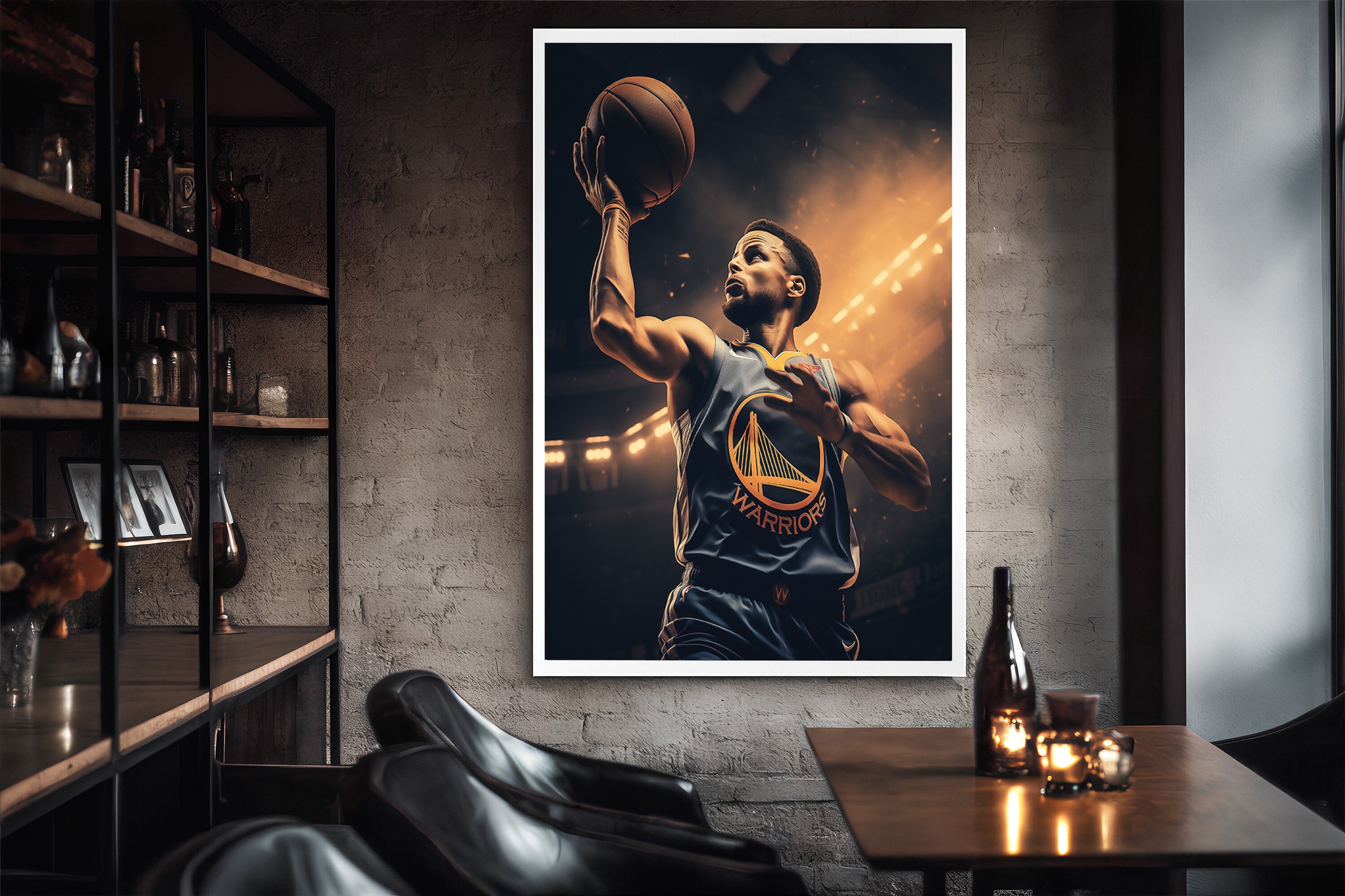 Steph Curry Poster Stephen Curry Poster Art Ai Generated Art Digital ...