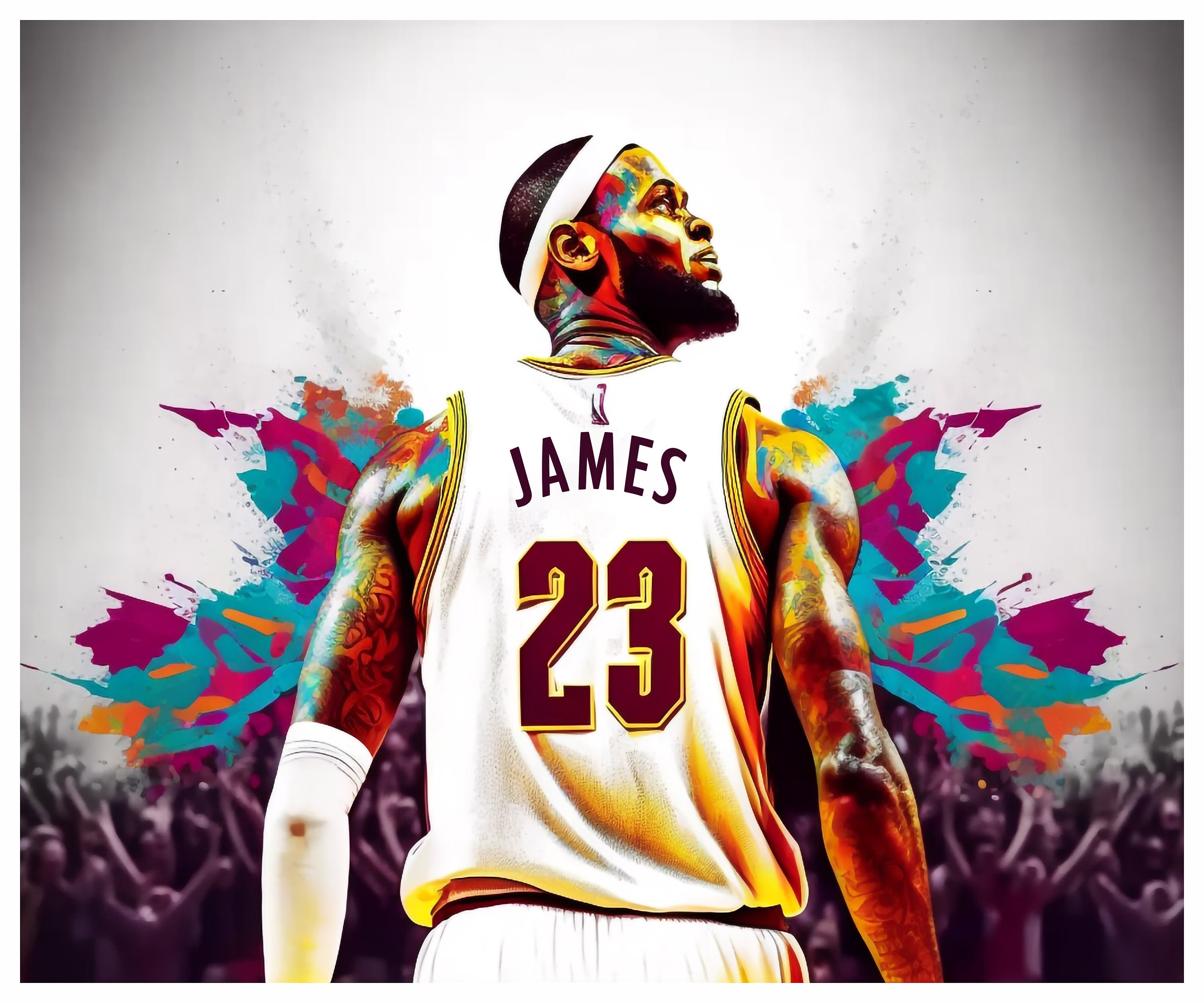 Lebron James Poster - Lebron James - Ai Generated Art - Basketball ...