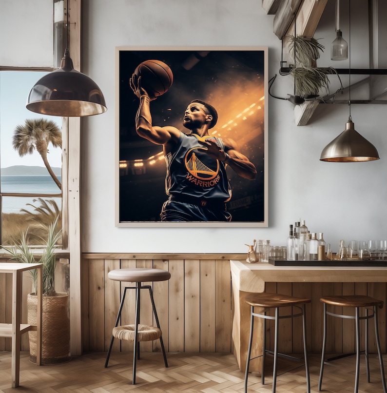 Steph Curry Poster - Stephen Curry - Poster Art - Ai Generated Art ...