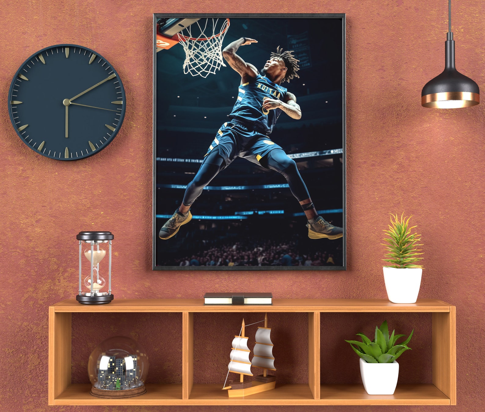 Ja Morant Poster Ja Morant Nba Poster Digital Download Wall Art Home ...