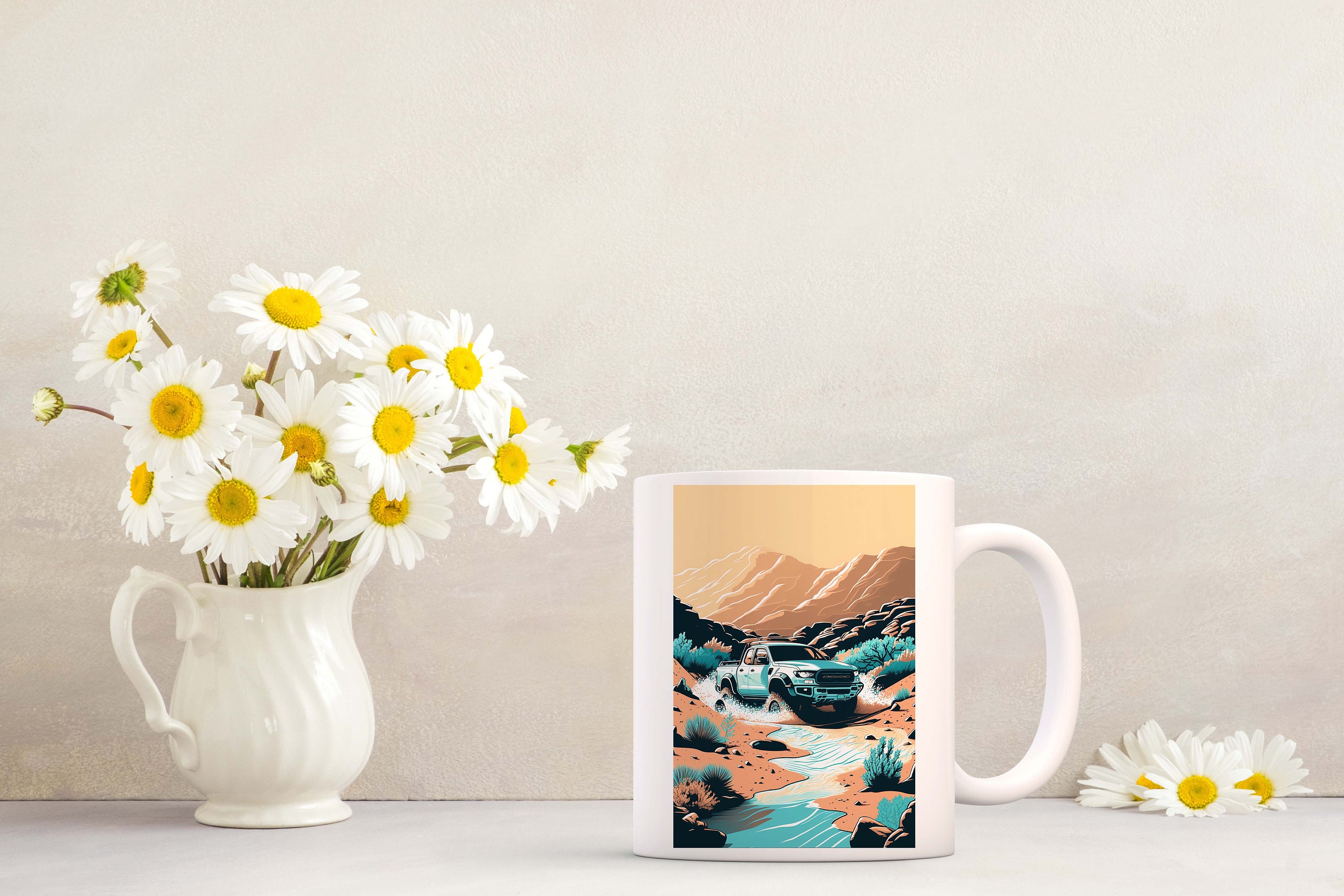 Offroad Poster - Ford Ranger Raptor - Wall Decor - AI Generated Art ...