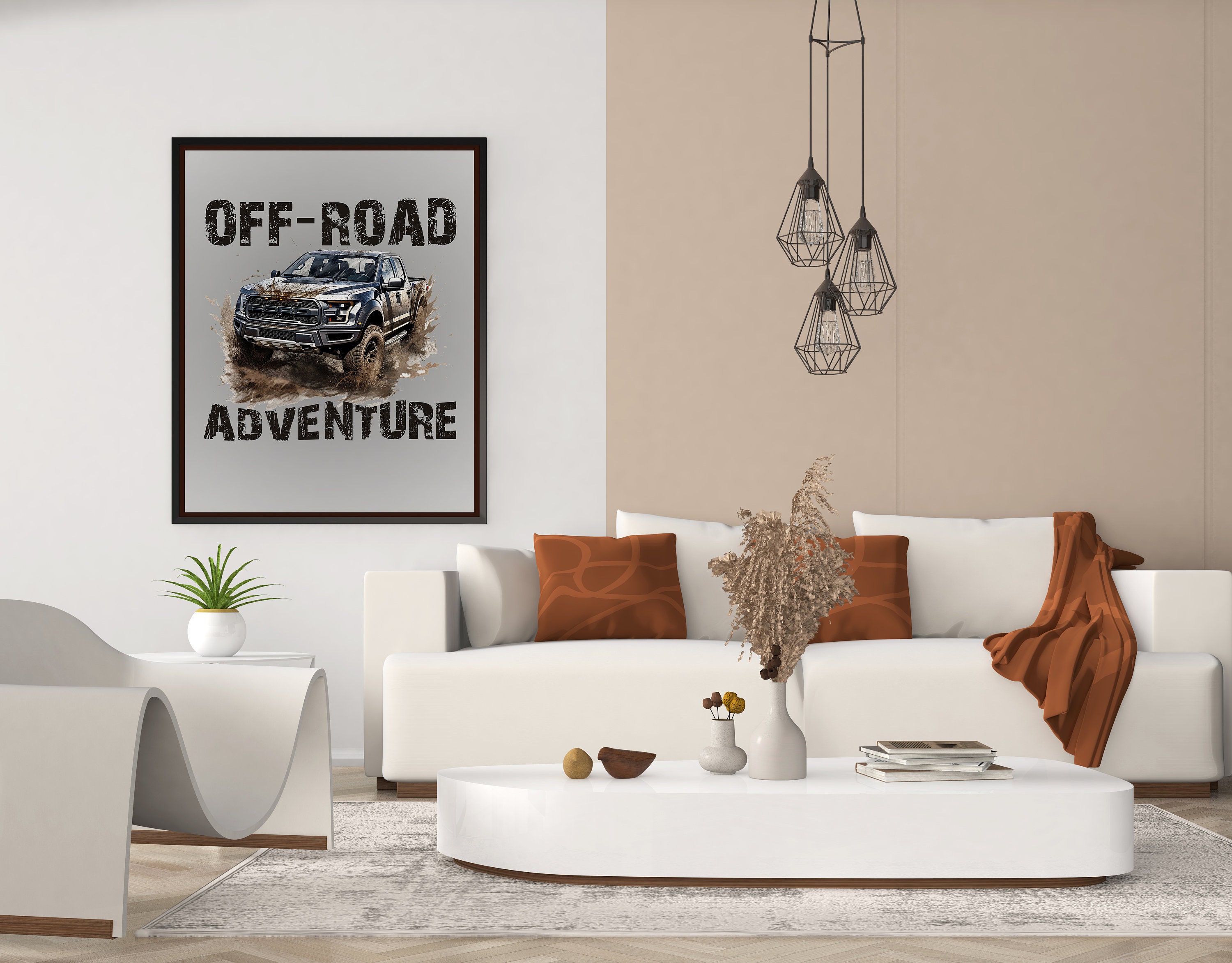 Off-road Poster - Ford Ranger Raptor - Wall Print - AI Generated Art ...