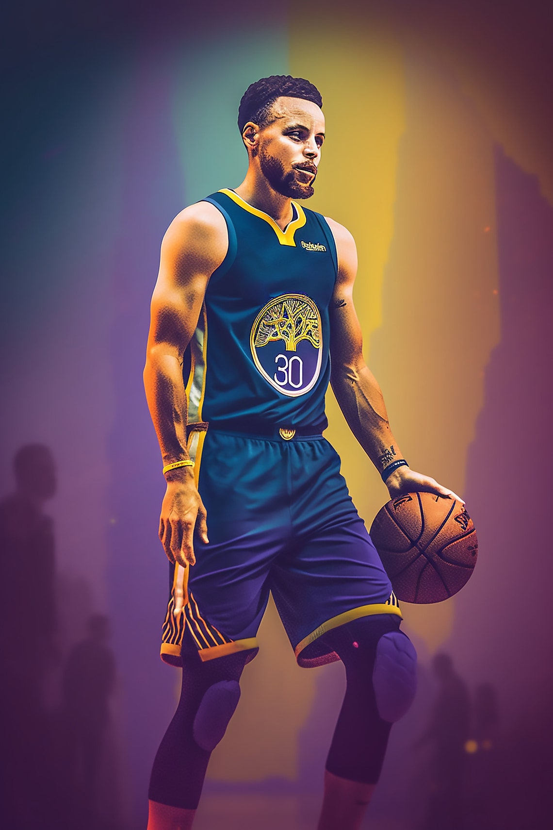 Stephen Curry - Steph Curry Poster - Digital Art - Warriors Poster - Ai ...