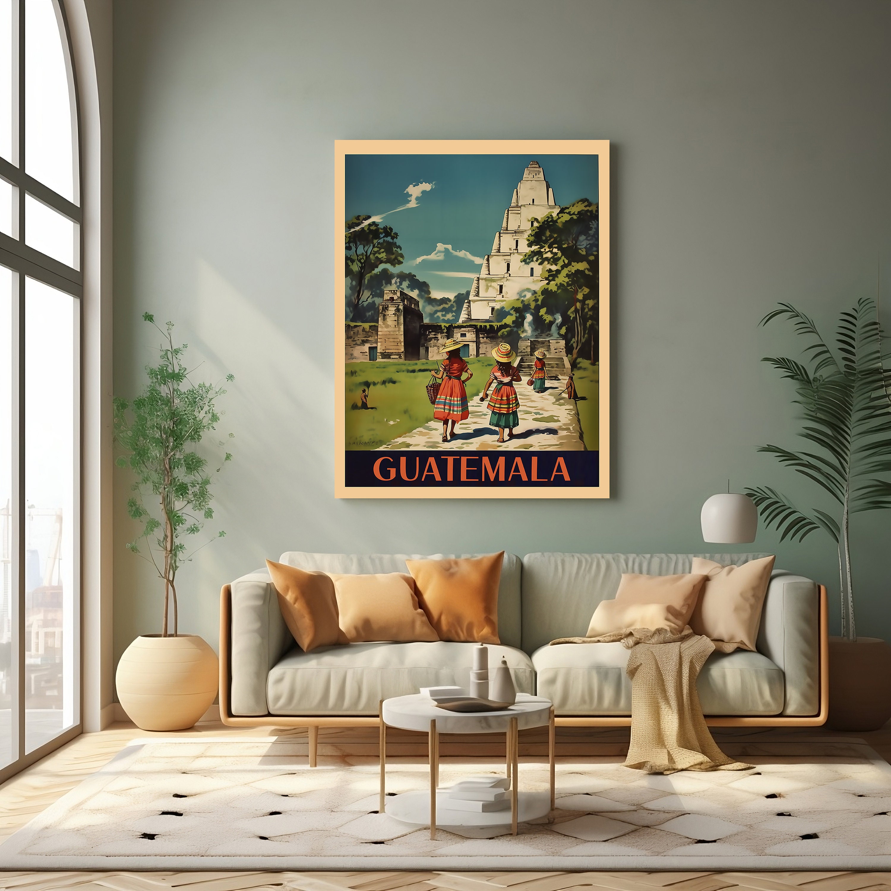 Guatemala Poster - Guatemala Wall Art - Guatemala Print - Vintage ...