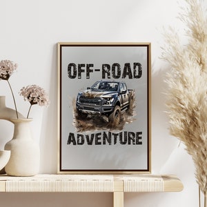 Off-road Poster - Ford Ranger Raptor - Wall Print - AI Generated Art ...