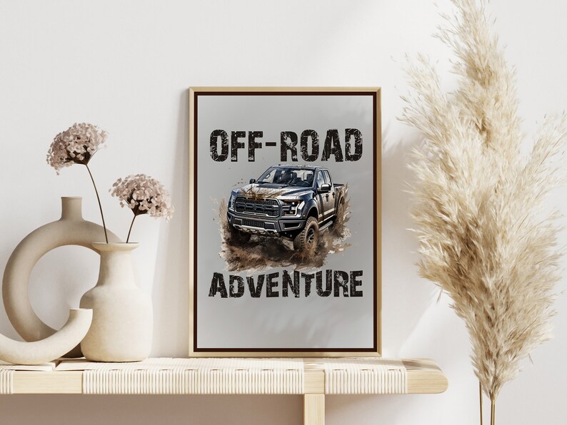Off-road Poster - Ford Ranger Raptor - Wall Print - AI Generated Art ...