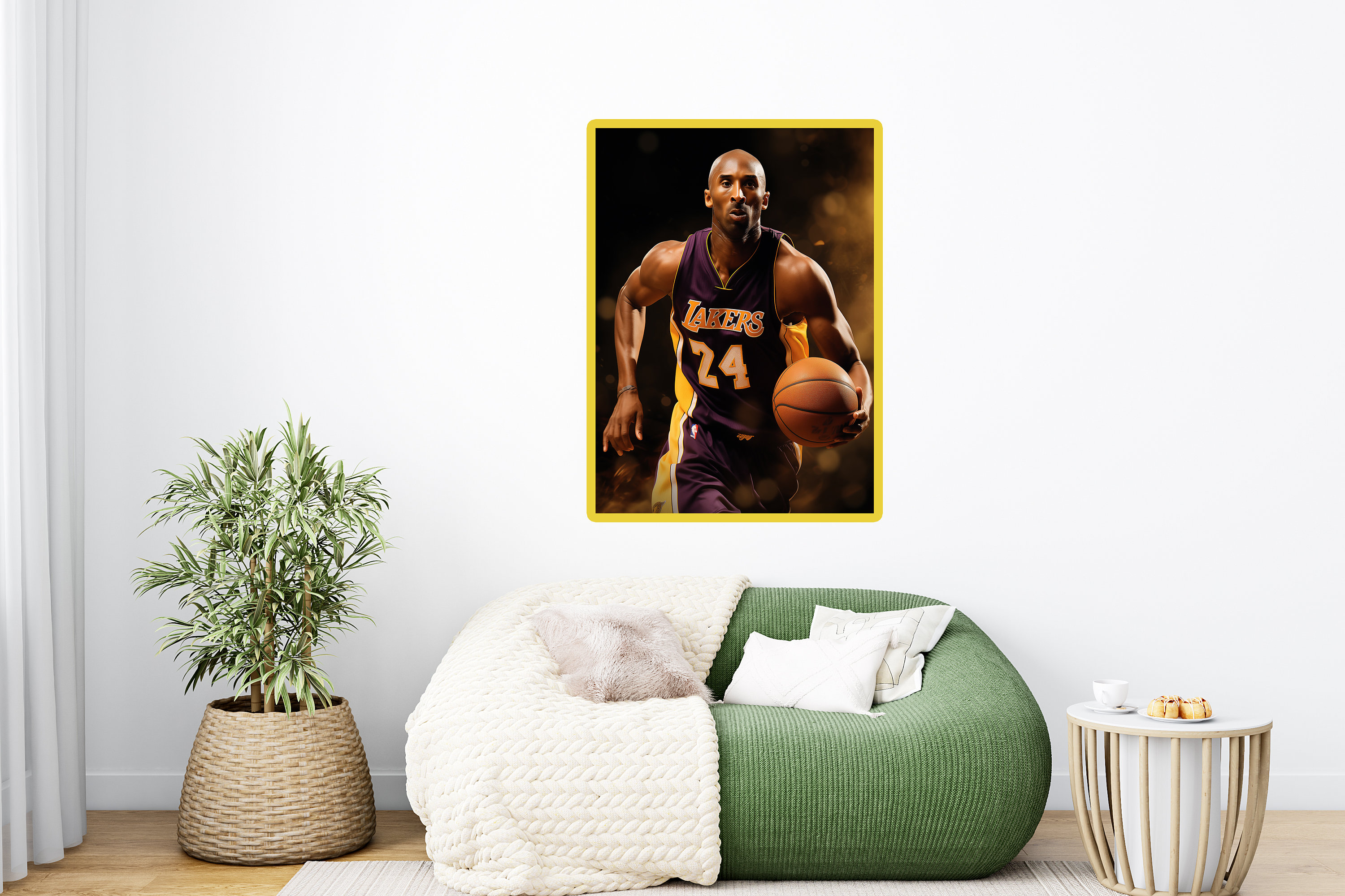 Kobe Bryant Kobe Bryant Poster Basketball Poster Ai Generated Art Kobe ...