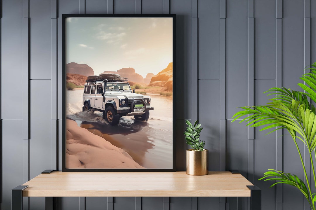 Offroad - Land Rover Defender - Land Rover Poster - Home Decor ...