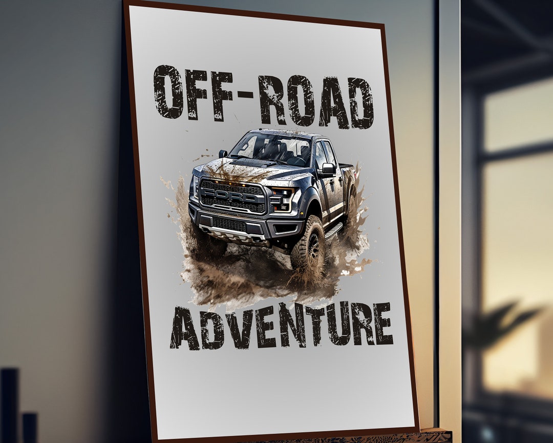 Off-road Poster - Ford Ranger Raptor - Wall Print - AI Generated Art ...