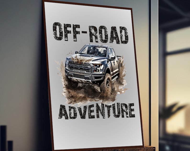 Off-road Poster - Ford Ranger Raptor - Wall Print - AI Generated Art ...