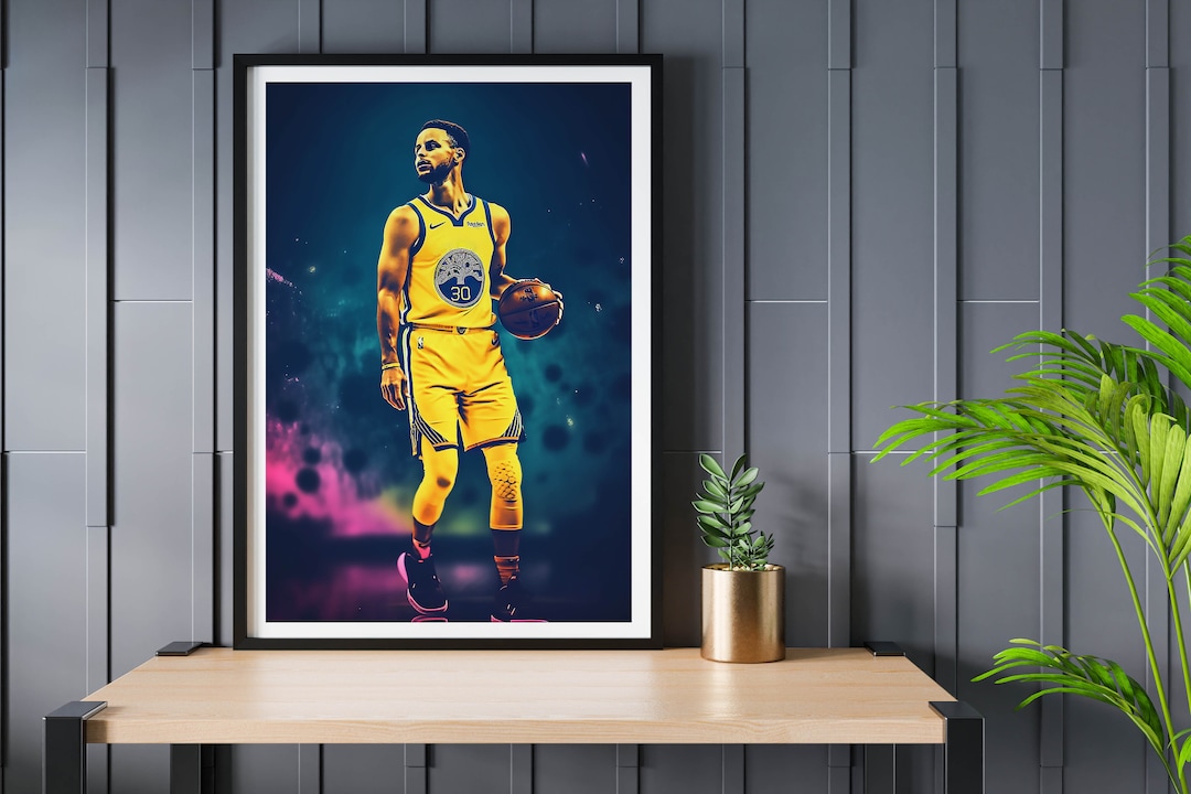 Steph Curry Poster - Stephen Curry - Basketball Wall Art - Ai Generated ...
