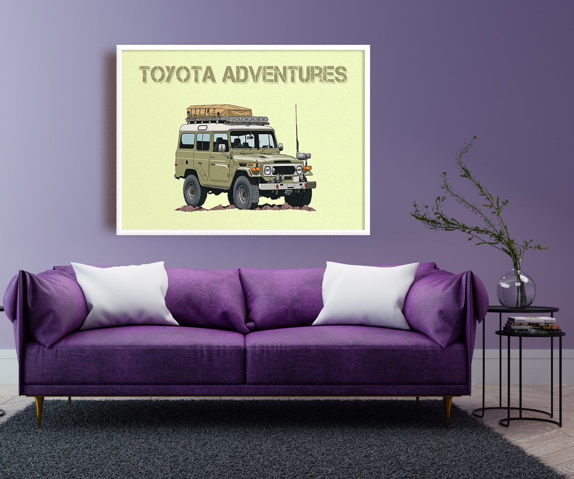 Toyota Off-road off Road Poster Toyota Poster Home Decor - Etsy