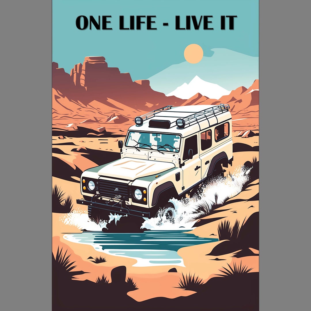Sell on Etsy Land Rover Defender Defender Poster Midjourney Art Wall ...