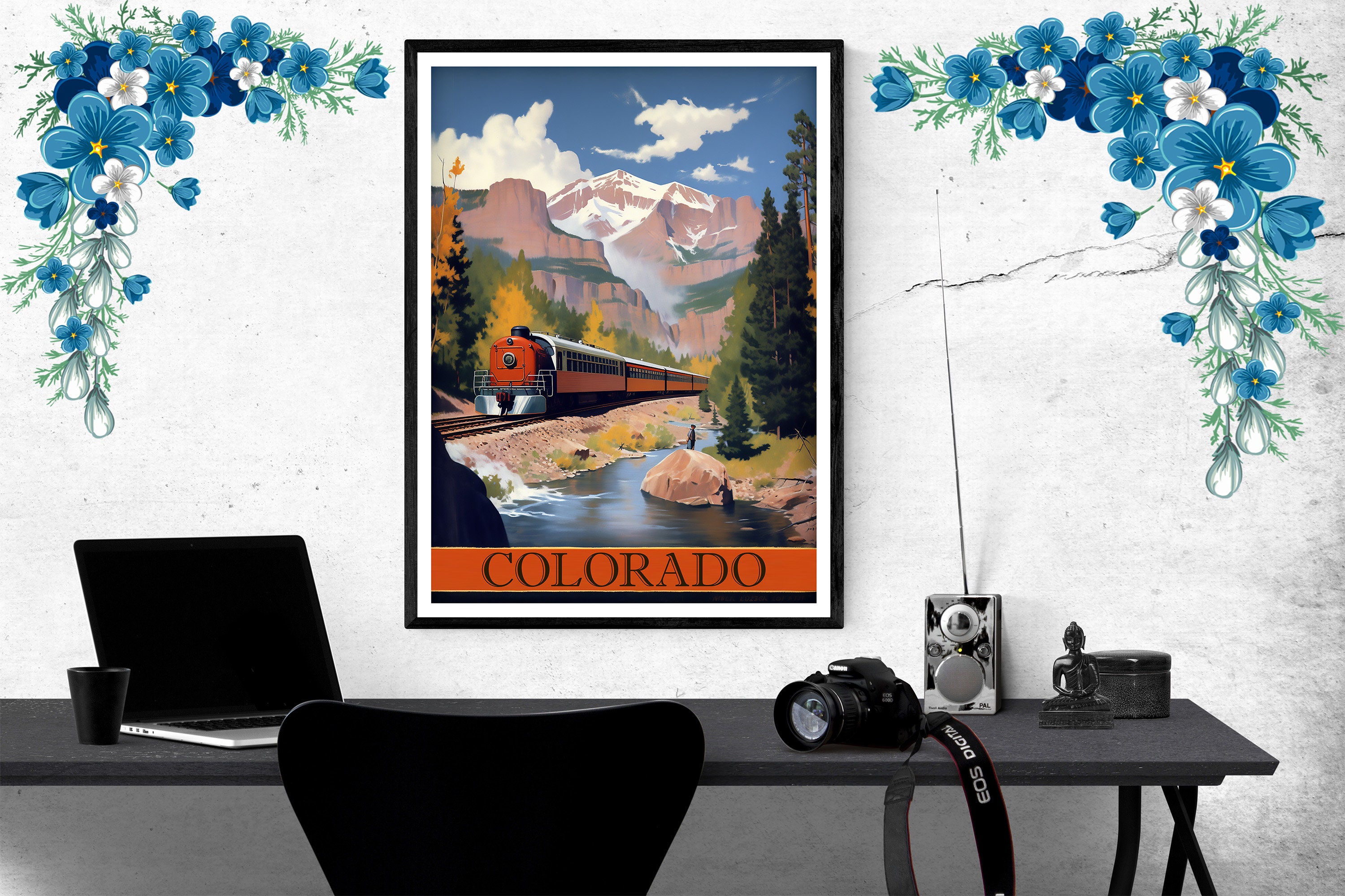 Colorado Travel Poster - Colorado Print - Vintage Travel Poster - Home ...