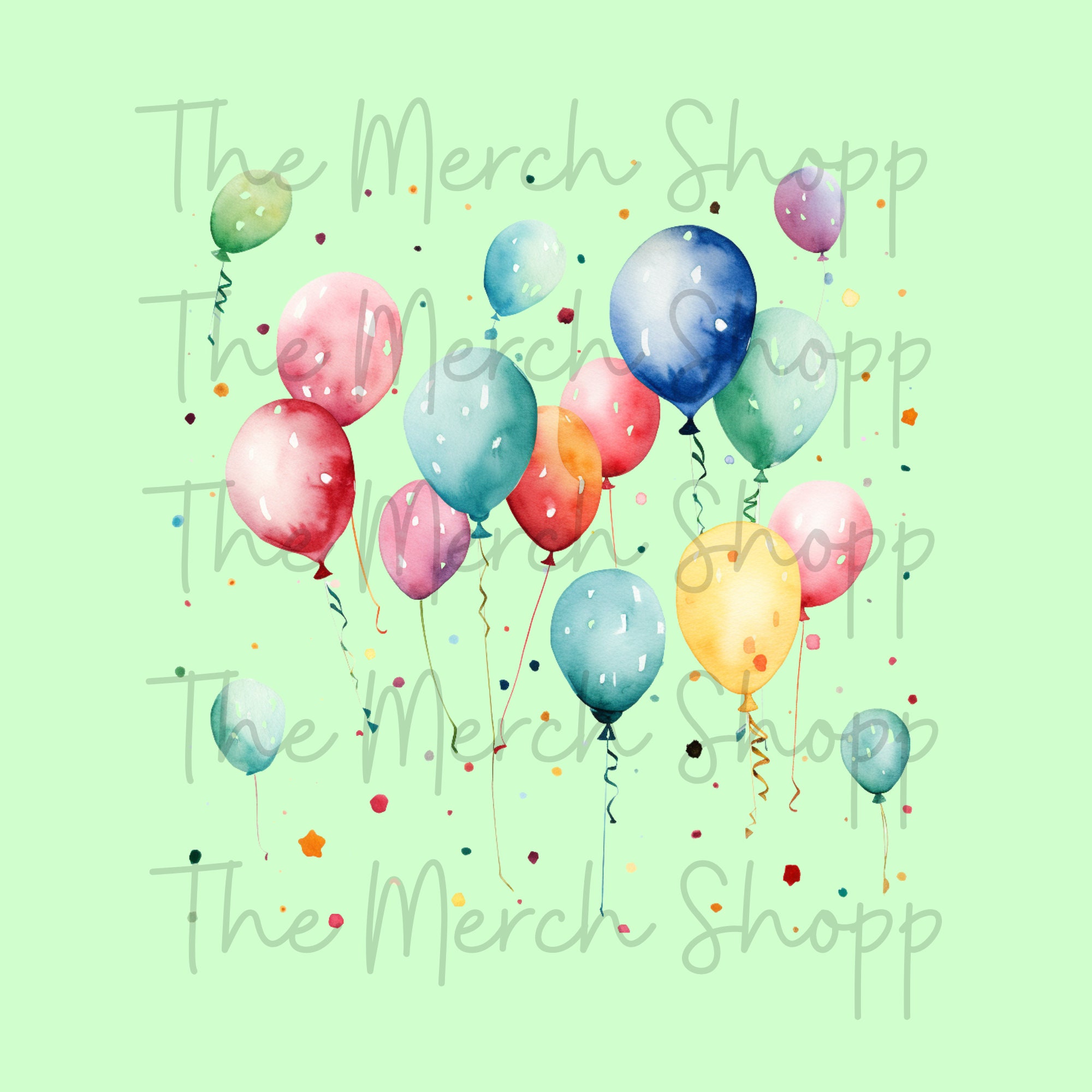 Watercolor Happy Birthday Clipart, Perfect for Birthday Cards ...