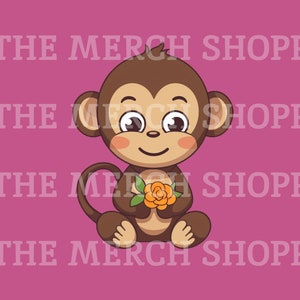 Monkey Clipart Bundle Cute Monkeys Monkey Safari Jungle - Etsy