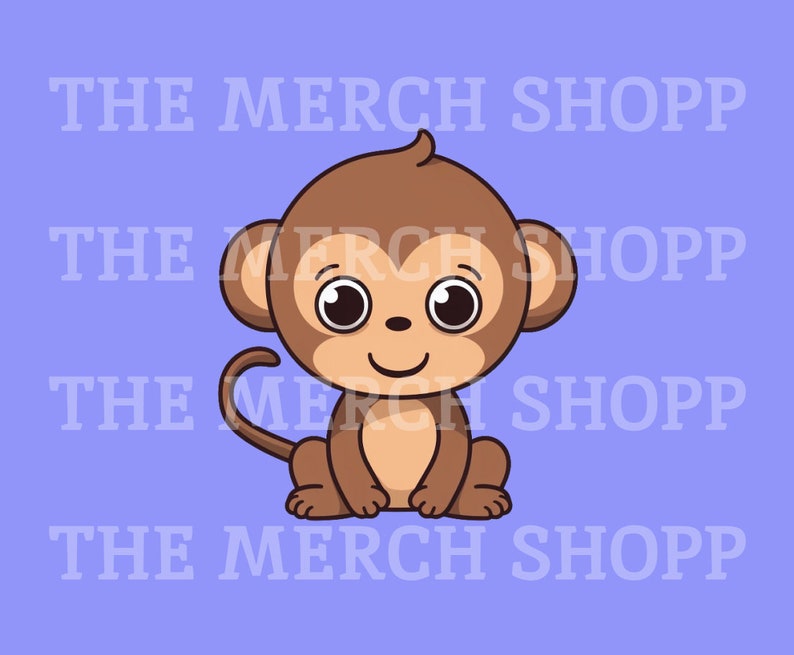 Monkey Clipart Bundle Cute Monkeys Monkey Safari Jungle - Etsy