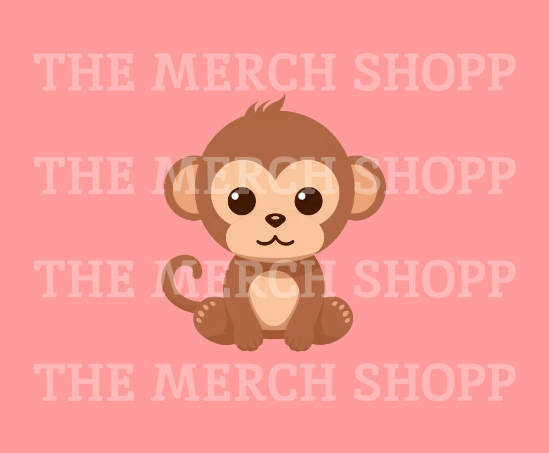 Monkey Clipart Bundle Cute Monkeys Monkey Safari Jungle - Etsy