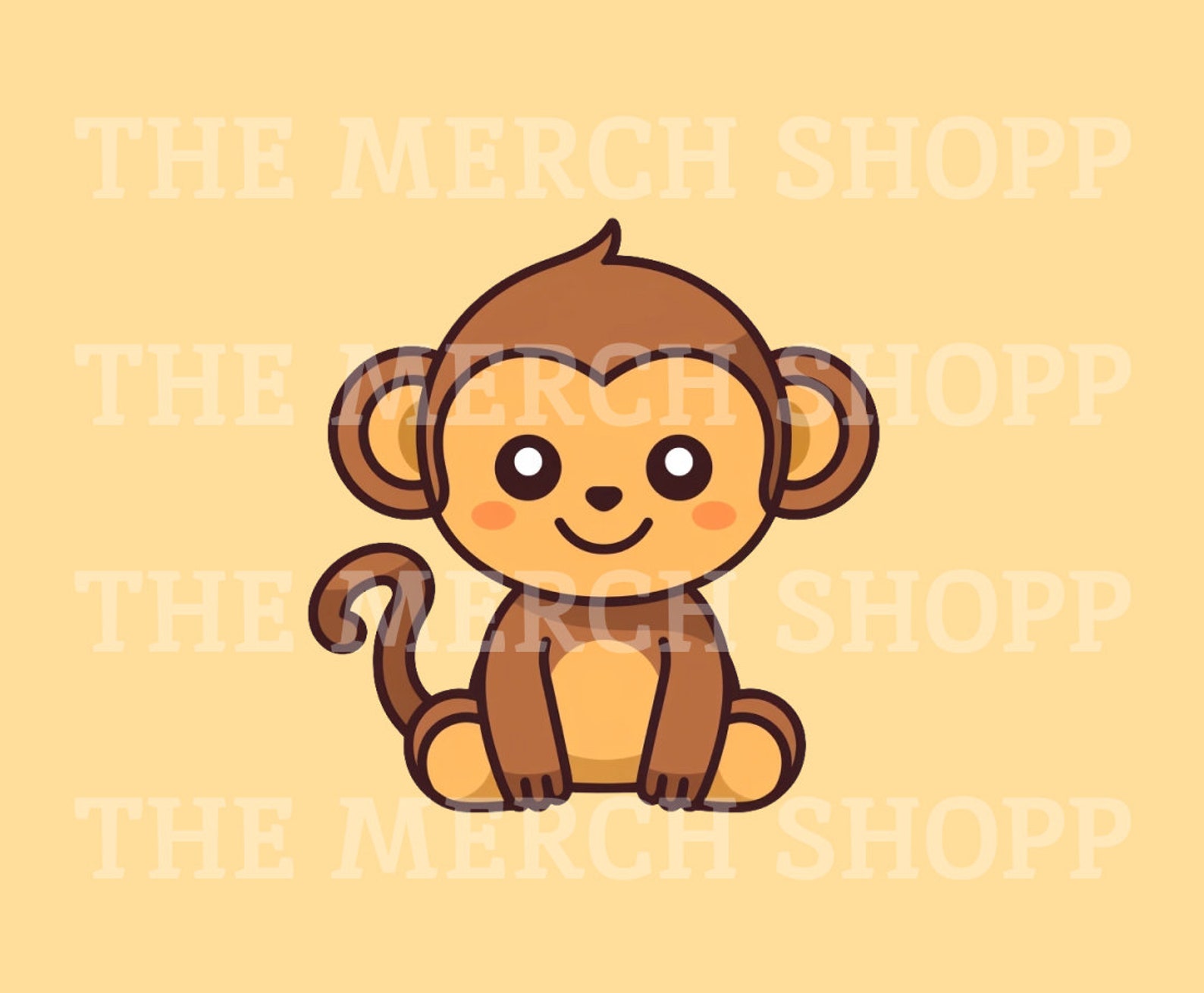 Monkey Clipart Bundle Cute Monkeys Monkey Safari Jungle - Etsy