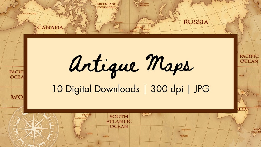High-quality Digital World Maps for Instant Download Explore the Globe ...