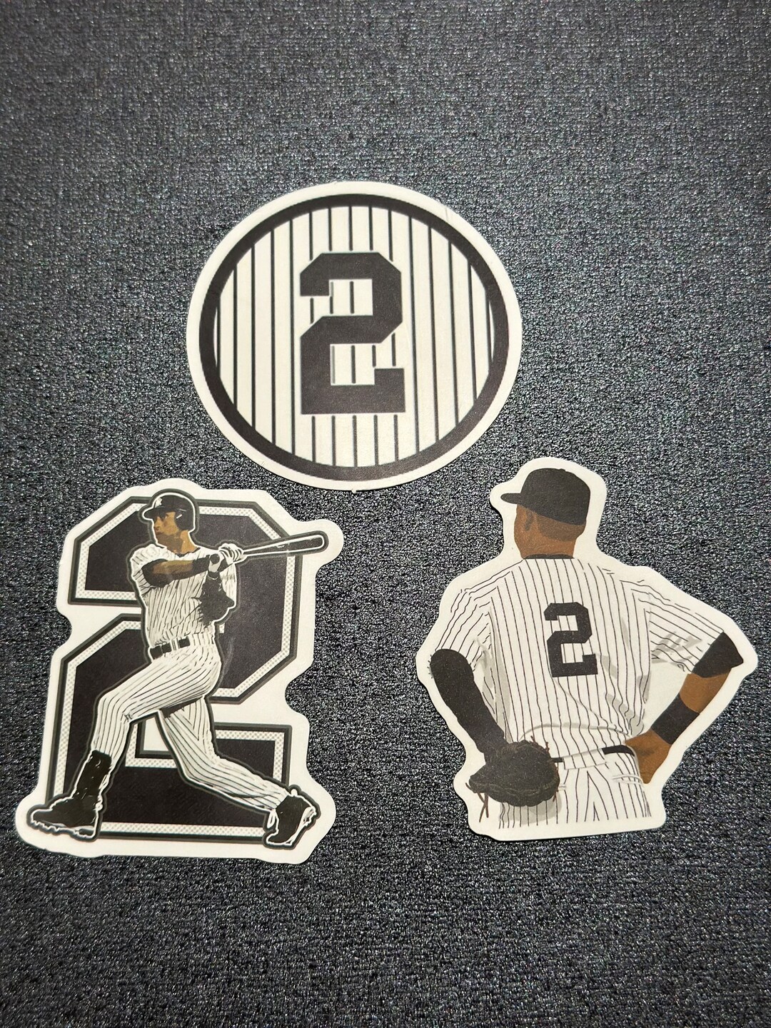 Derek Jeter Yankees 3 Stickers Baseball Stickers Fans New York Fantics ...