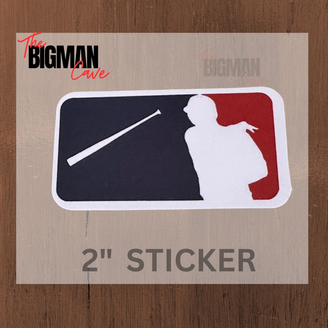 Bat Flip MLB Sticker Baseball 2" Baseball Stickers for Bottle Laptops ...