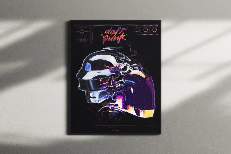 Printable Daft Punk Poster - Etsy