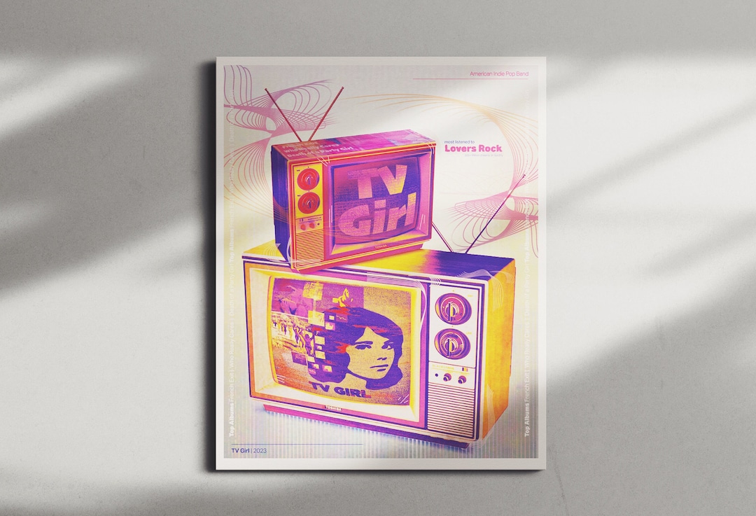 Physical TV Girl Poster, TV Girl Print, TV Girl Custom Art, Tv Girl ...