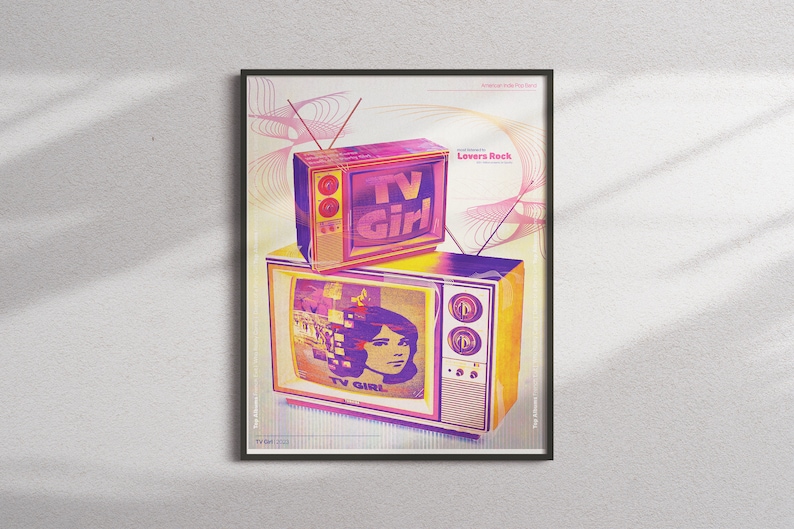 Physical TV Girl Poster, TV Girl Print, TV Girl Custom Art, Tv Girl ...