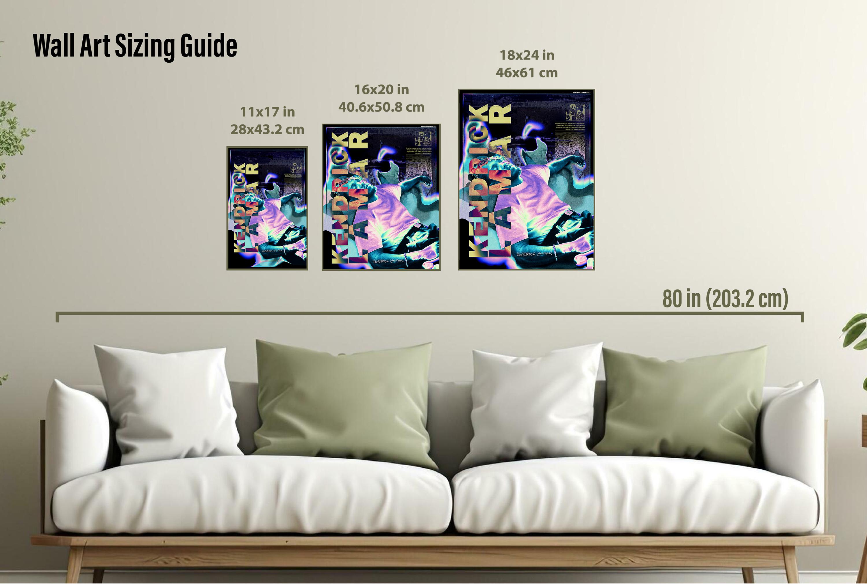 Kendrick Lamar Poster, Physical Kendrick Lamar Poster, Kendrick Lamar ...