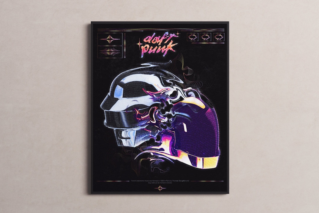 Physical Daft Punk Poster, Daft Punk Art, Electronic Music, Daft Punk ...