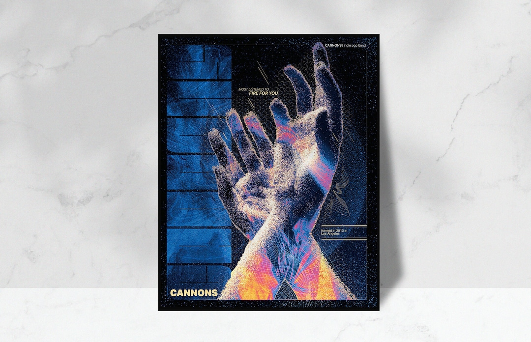 Cannons the Band Poster - Etsy