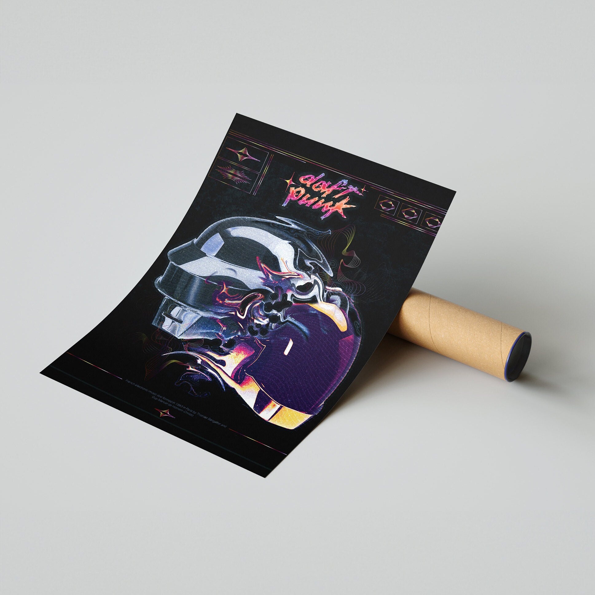 Printable Daft Punk Poster - Etsy