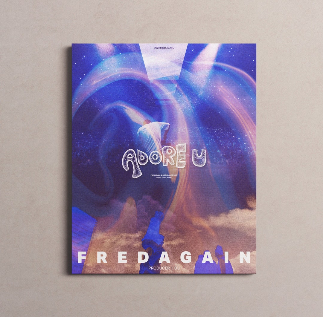Fred Again 'adore U' Poster - Etsy