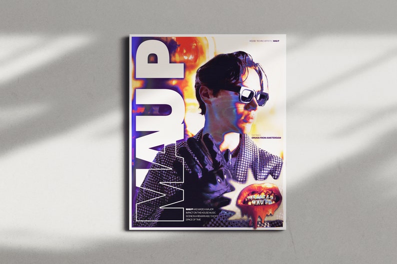 Mau P Poster, Physical Mau P Print, Mau P Print, House Music Poster ...
